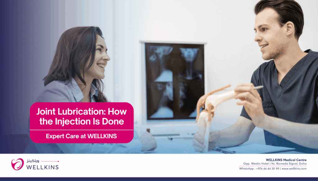 Joint Lubrication / Gel Injection (Hyaluronic Acid) in Qatar | Wellkins