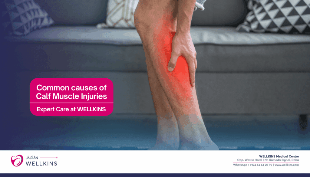 Calf Muscle Sports Injury Treatment in Qatar | WELLKINS